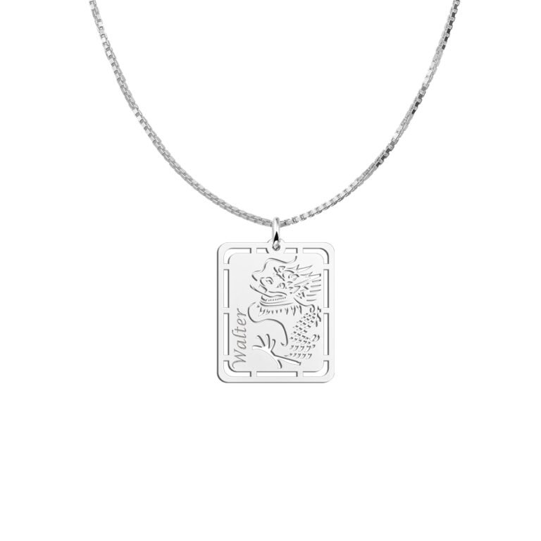 Zilveren hanger Chinese draak graveren met naam - Names4ever - Juwelier ...